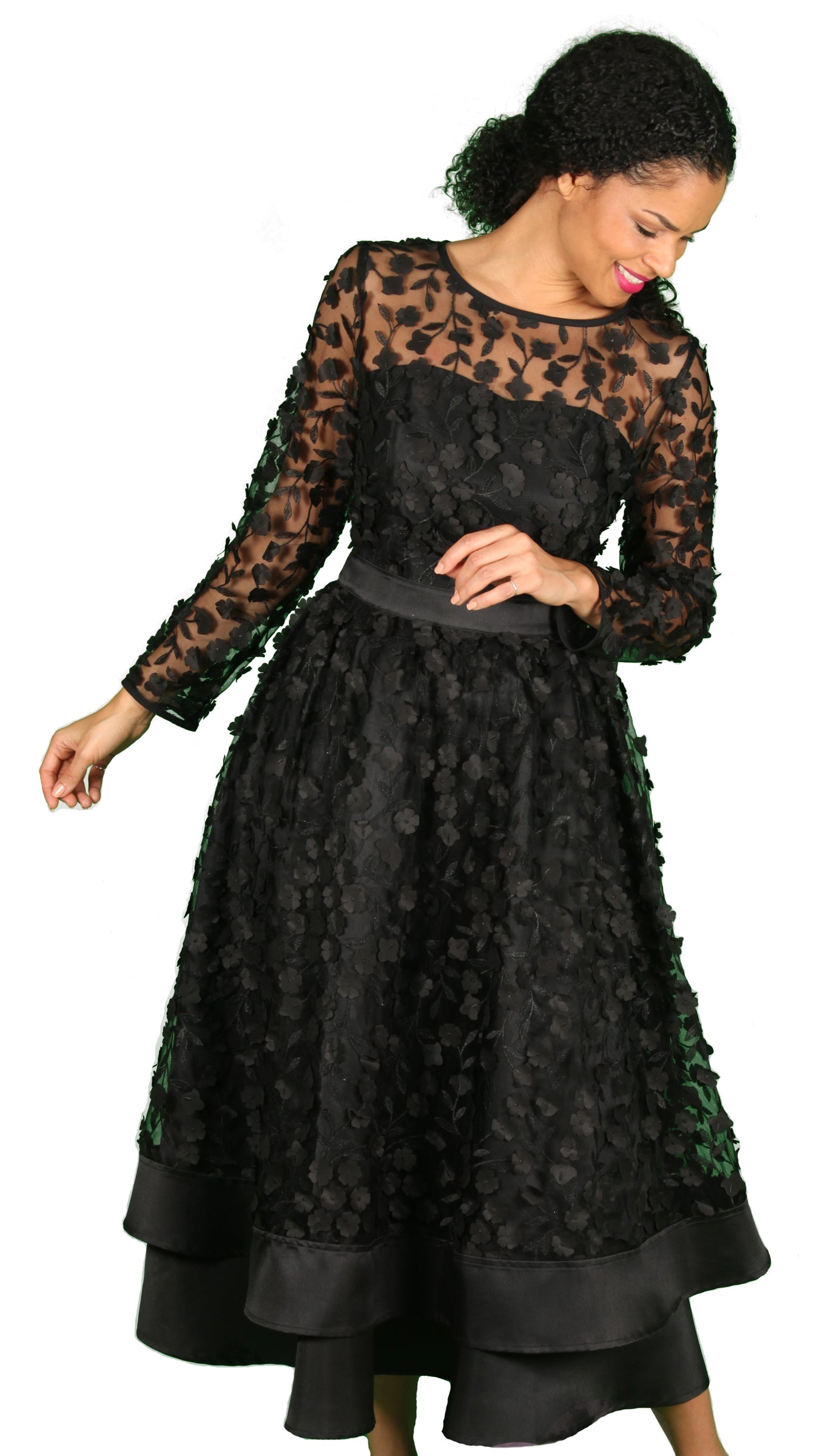 Diana Couture 8467-BLK Church Dress – Church Dresses